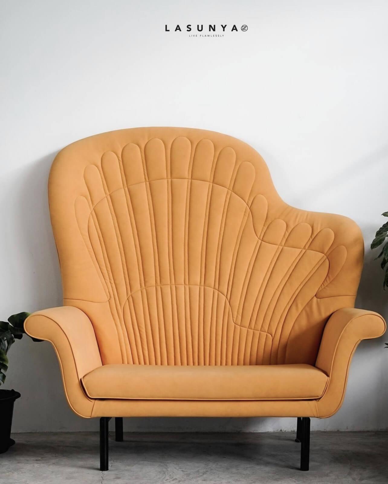 Thai crafted genuine leather Sofa factory | Lasunya